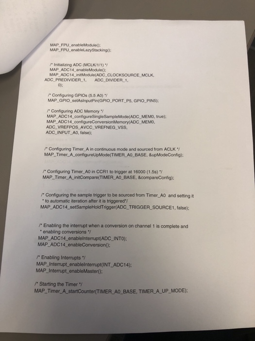 Solved ACLK Clock Source TIMER A CLOCKSOURCE ACLK | Chegg.com