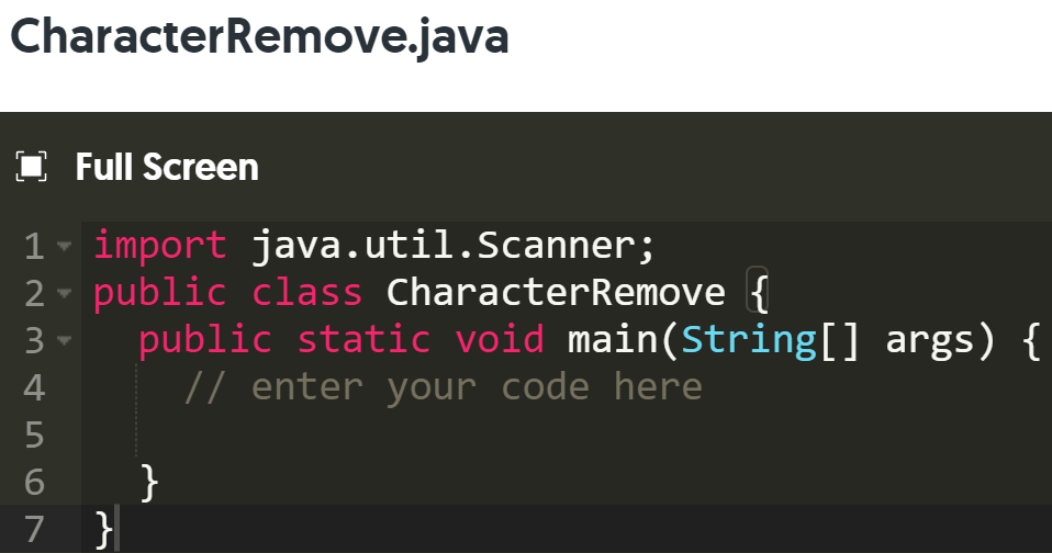 Solved DESCRIPTION Write a class CharacterRemove with a | Chegg.com