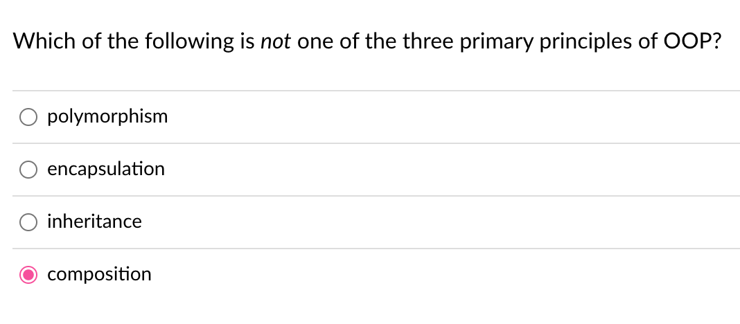 Solved Which of the following is not one of the three | Chegg.com