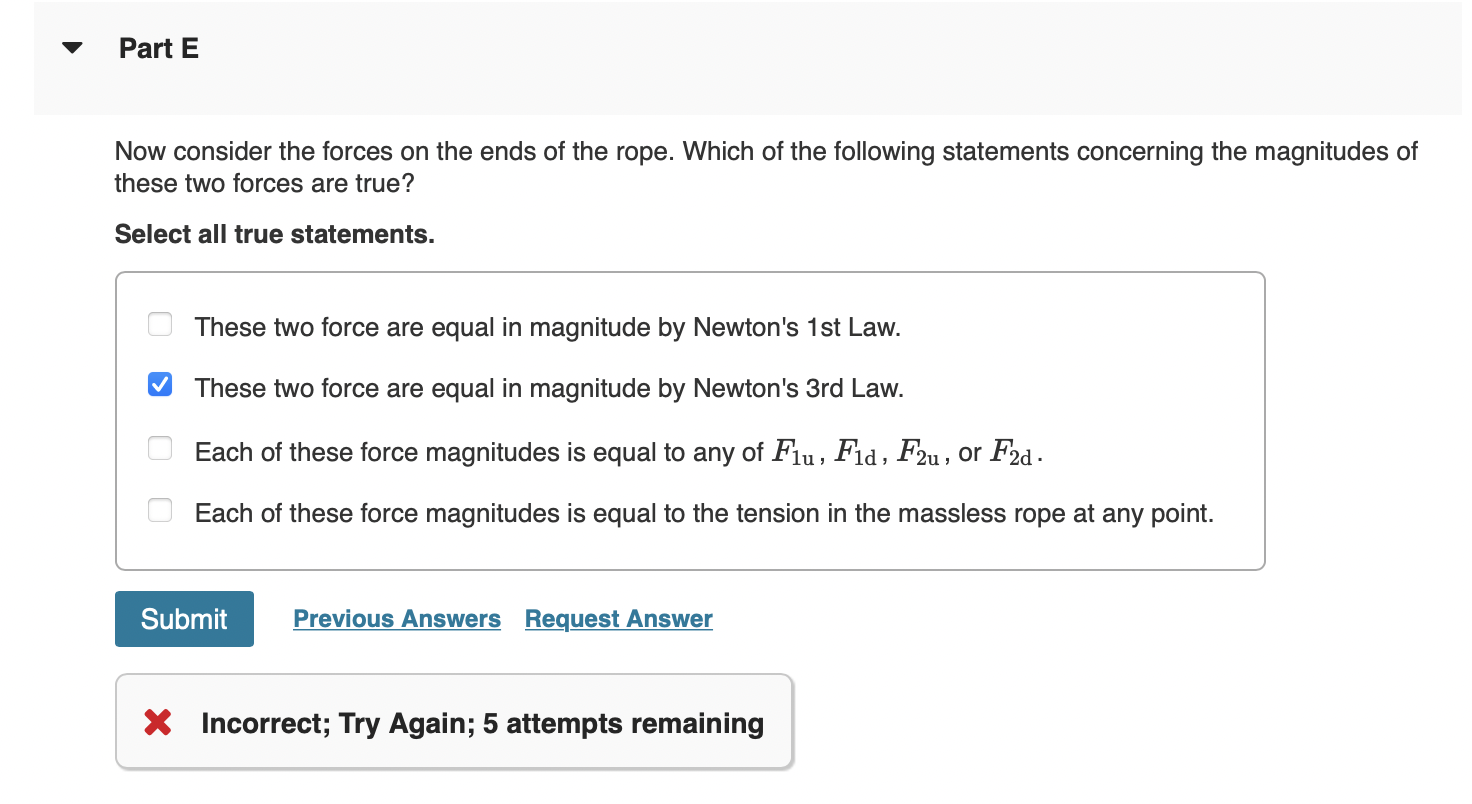 Solved Learning Goal: To understand the concept of tension | Chegg.com