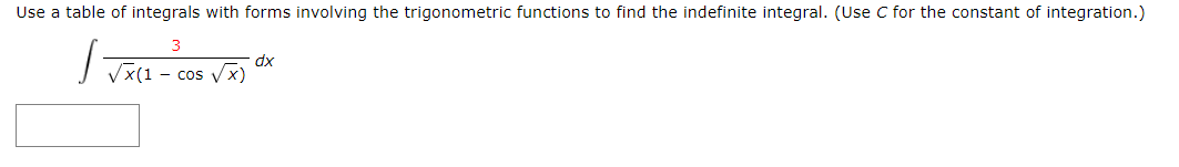 Solved Use a table of integrals with forms involving the | Chegg.com