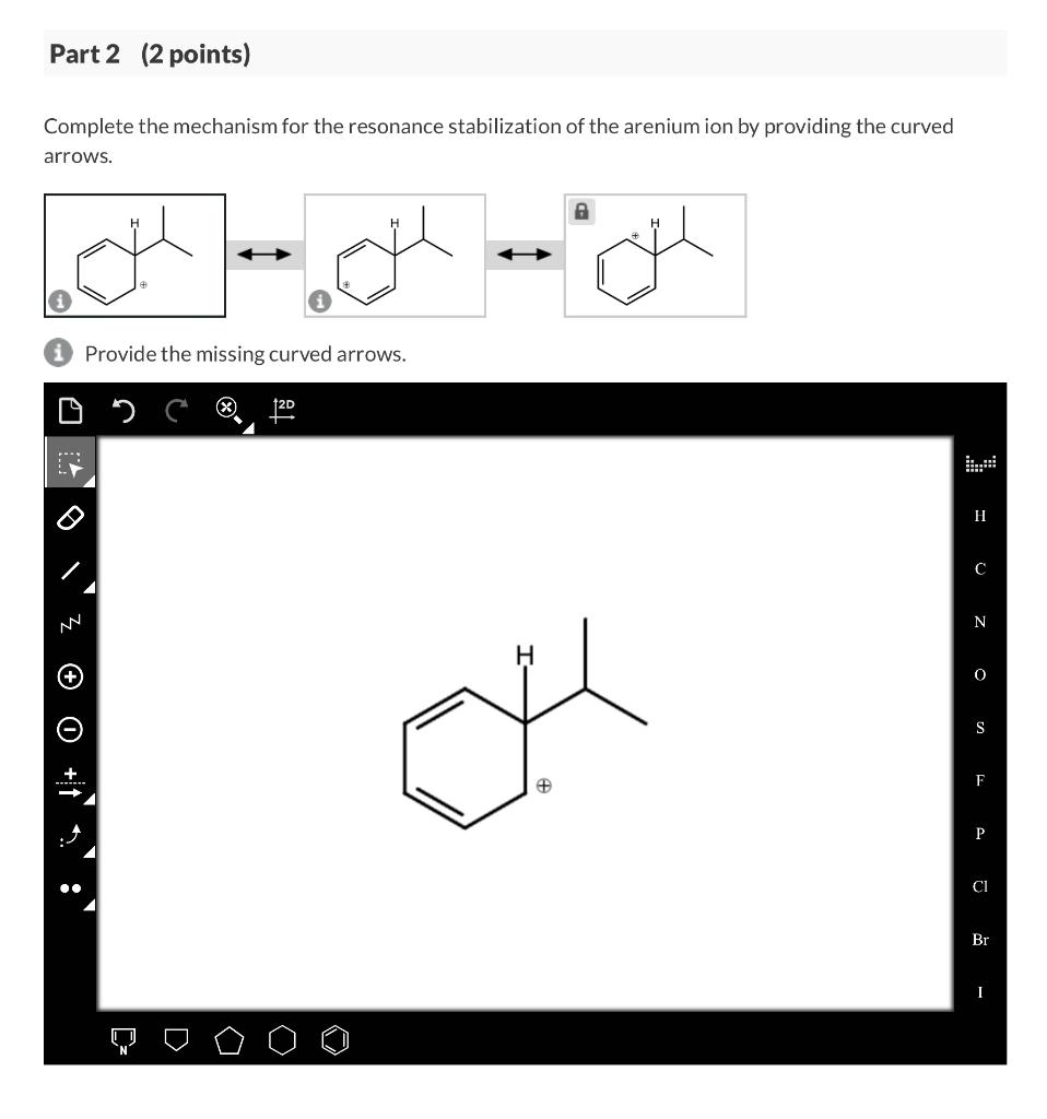 Solved Complete the mechanism for the electrophilic addition | Chegg.com