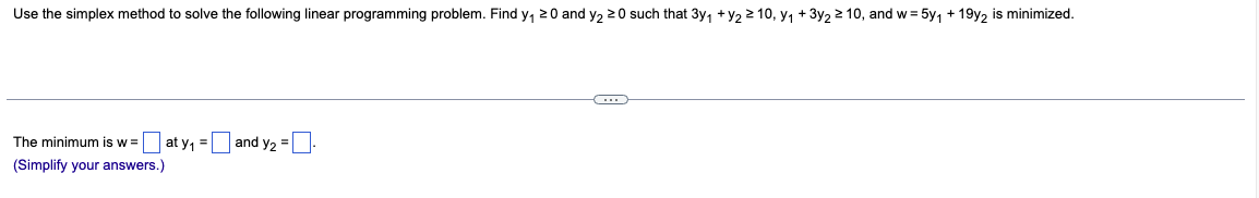 Solved Use the simplex method to solve the following linear | Chegg.com