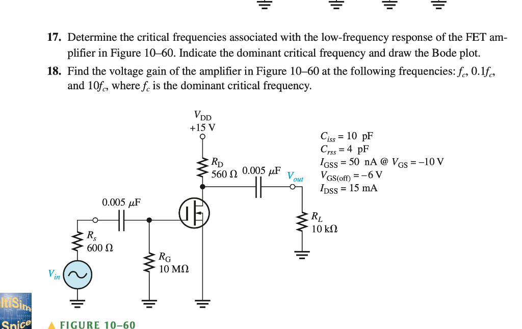 Solved 17. Determine the critical frequencies associated | Chegg.com