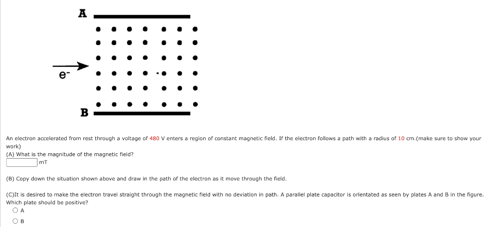 Solved An electron accelerated from rest through a voltage | Chegg.com