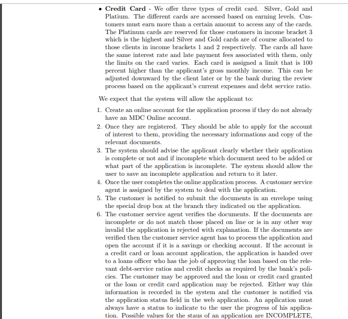 Appendix A Class Case Study -MDC Online Account | Chegg.com