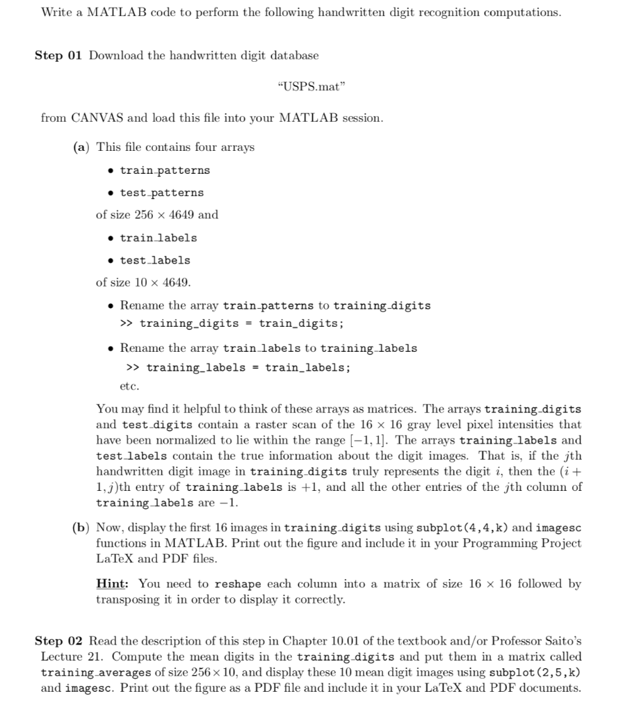 Write a MATLAB code to perform the following | Chegg.com