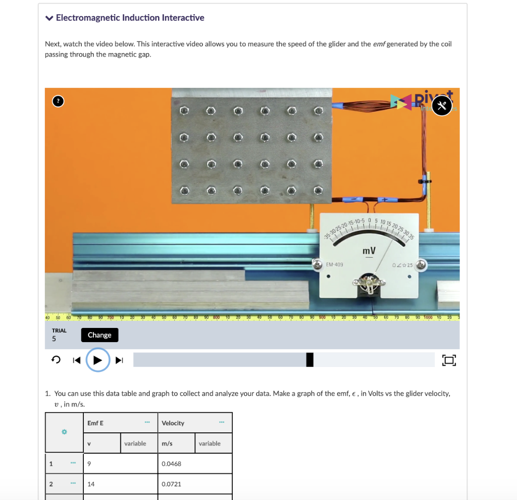 -35-30-25 Electromagnetic Induction Interactive Next, | Chegg.com