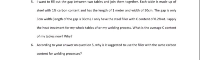 Solved I want to fill out the gap between two tables and | Chegg.com