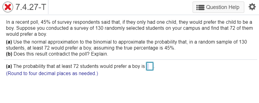 Solved Use the normal approximation to the binomial to | Chegg.com