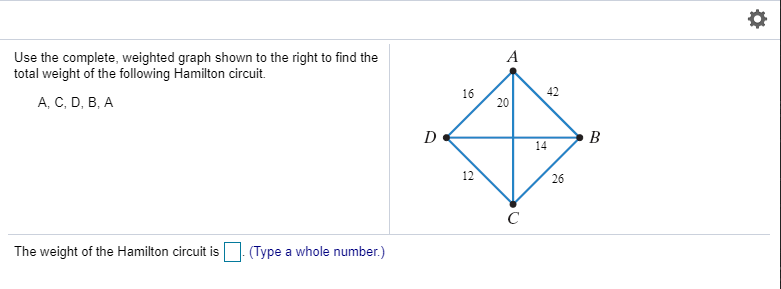 Solved Use the complete, weighted graph shown to the right | Chegg.com
