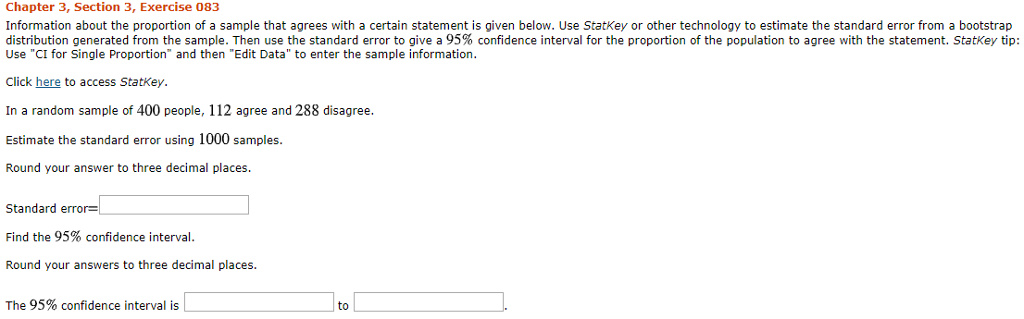 Solved Chapter 3, Section 3, Exercise 083 Information about | Chegg.com