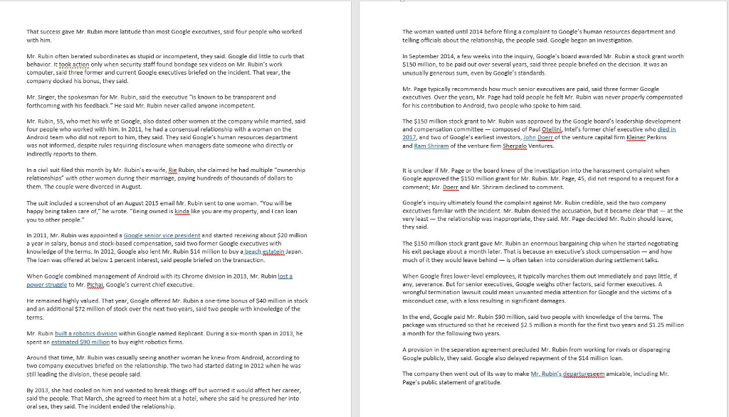 Solved Solution Development What CSRs does the company | Chegg.com