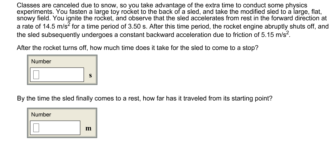 Solved Classes are canceled due to snow, so you take | Chegg.com