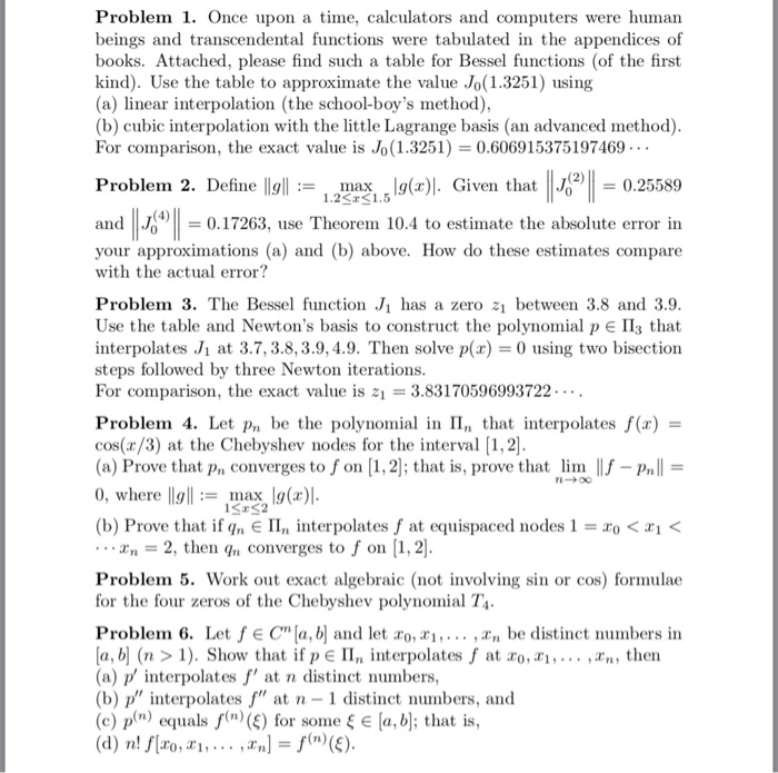 Solved Problem 1. Once upon a time, calculators and | Chegg.com
