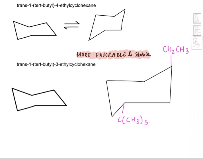 Solved What is the least and most stable Conformations for | Chegg.com