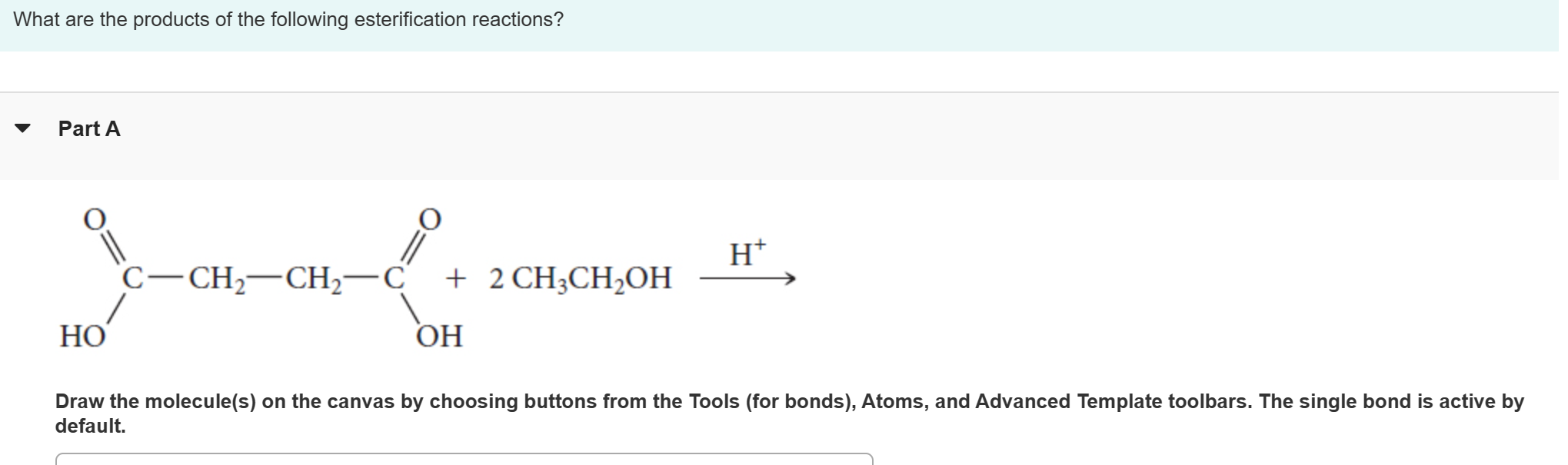 Solved What are the products of the following esterification | Chegg.com
