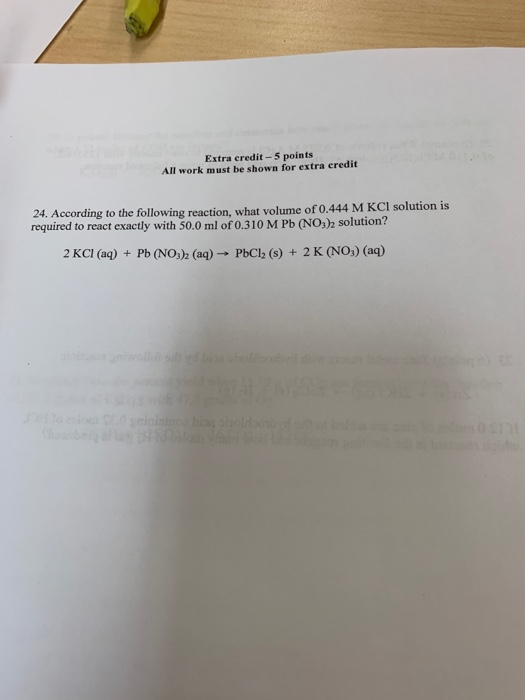 Solved Extra credit-5 points All work must be shown for | Chegg.com Solved Extra credit-5 points All work must be shown for | Chegg.com