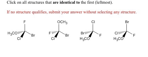 Solved Click on all structures that are identical to the | Chegg.com