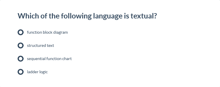 Solved Which of the following language is textual?function | Chegg.com