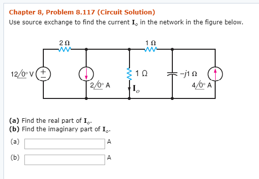 Solved Use source exchange to find the current Io in the | Chegg.com
