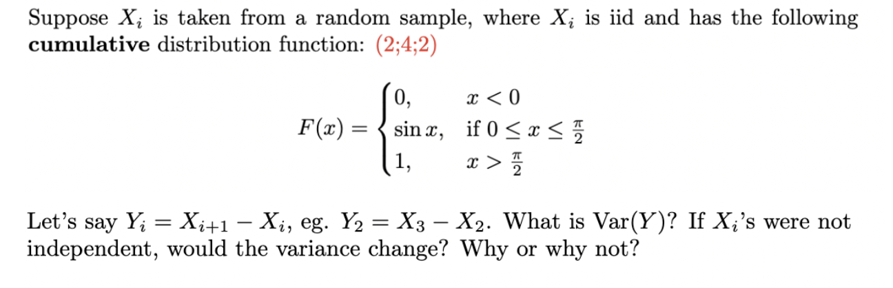 Solved Suppose Xi is taken from a random sample, where Xi is | Chegg.com