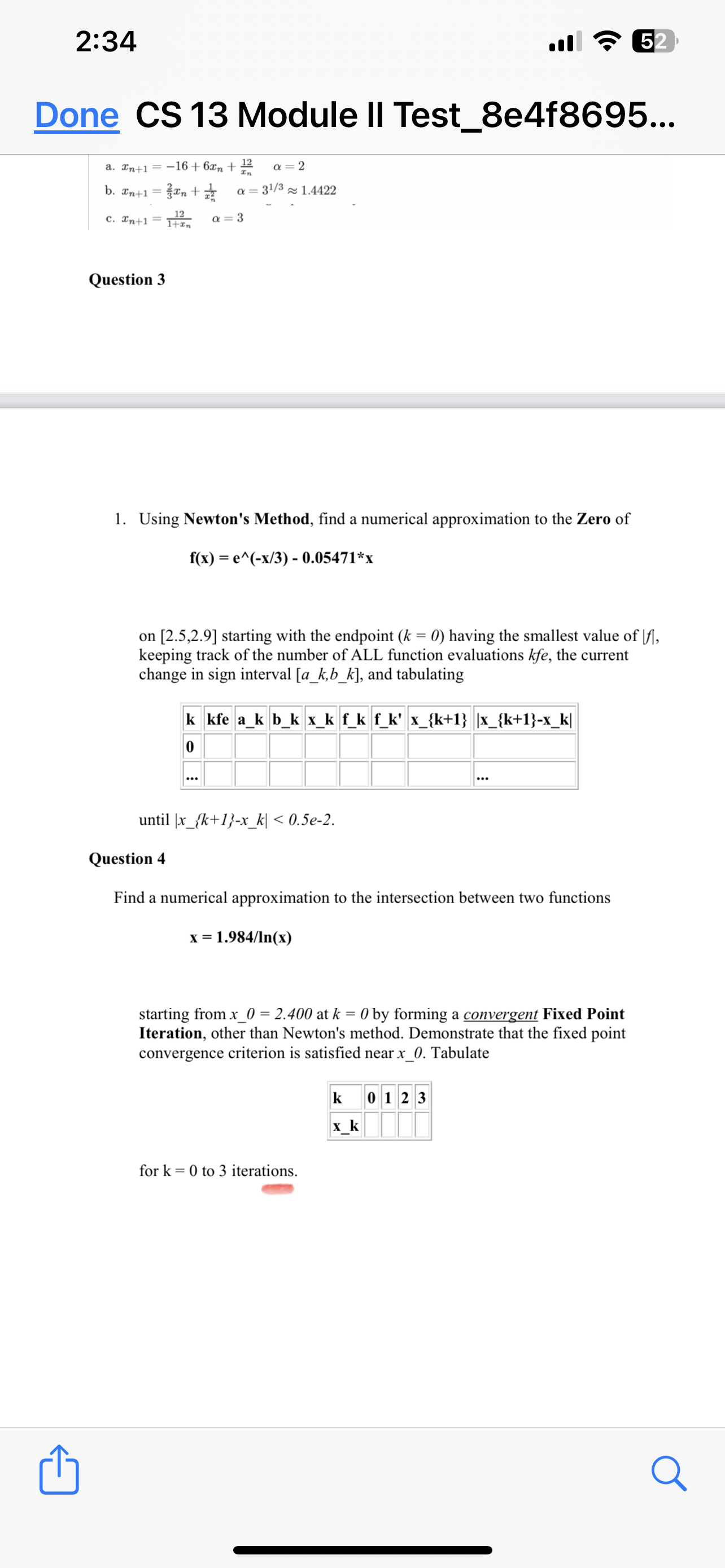 Solved The almost universally used algorithm to compute a is | Chegg.com