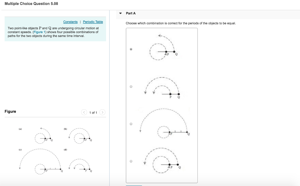 Solved Two point-like objects P and Q are undergoing | Chegg.com