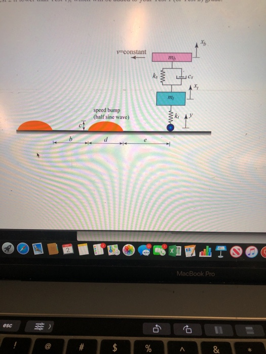 Solved Consider the half-car model shown in the below figure | Chegg.com