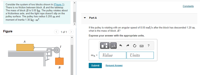 Solved Consider the system of two blocks shown in (Figure | Chegg.com