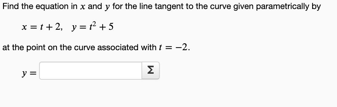 Solved Find the equation in x and y for the line tangent to | Chegg.com