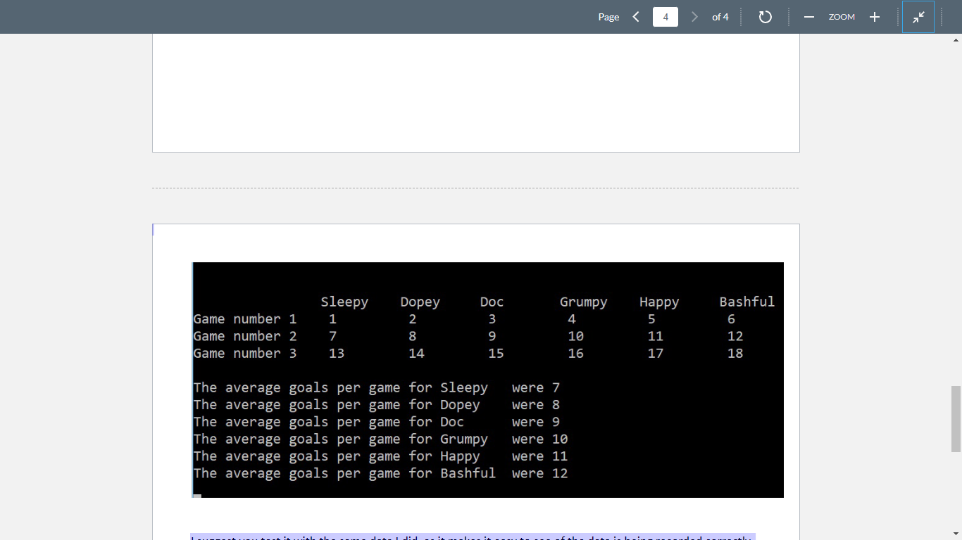 Solved PROG 110: The programming language is C# Soccer | Chegg.com