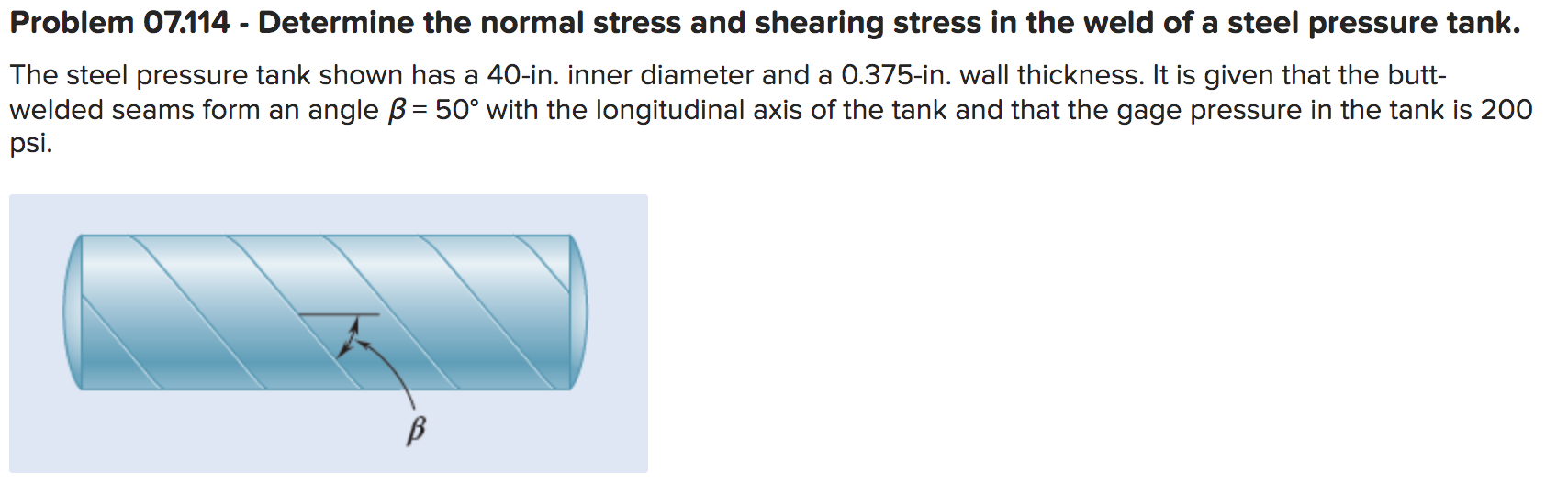 Solved a) Determine the normal stress perpendicular to the | Chegg.com