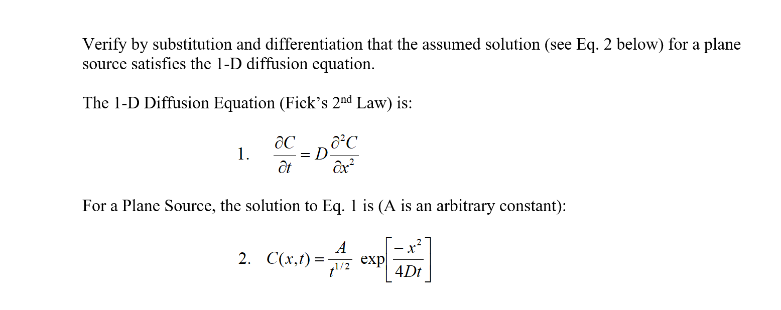 Solved Verify by substitution and differentiation that the | Chegg.com