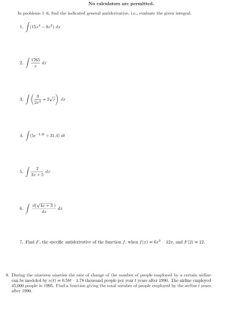 Solved In problems 1-6, find the indicated general | Chegg.com