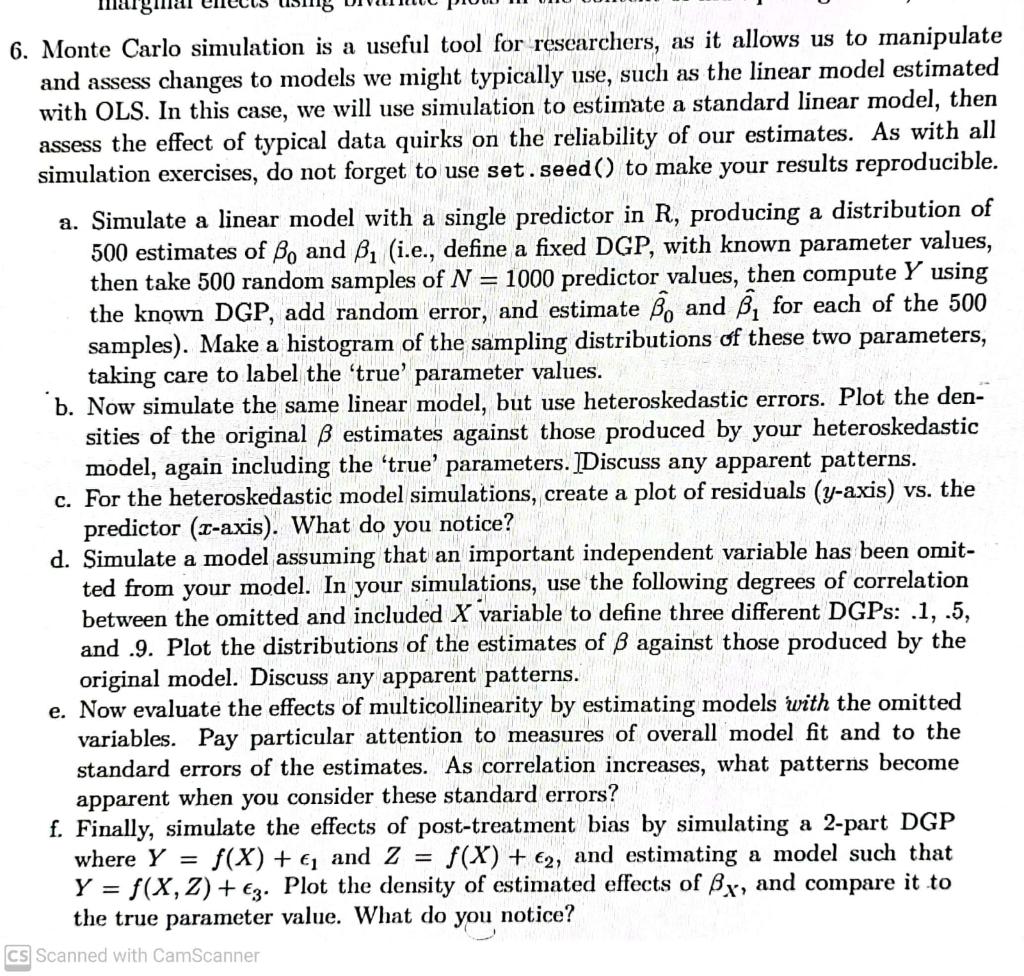 Solved Monte Carlo simulation is a useful tool for | Chegg.com