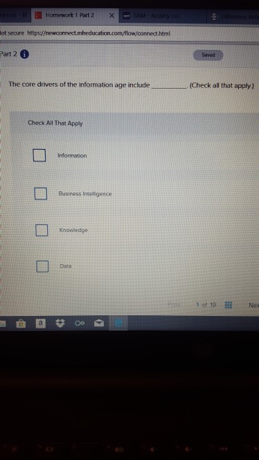 Solved Homework 1 Part 2 ot secure htps/ Part 2 The core | Chegg.com