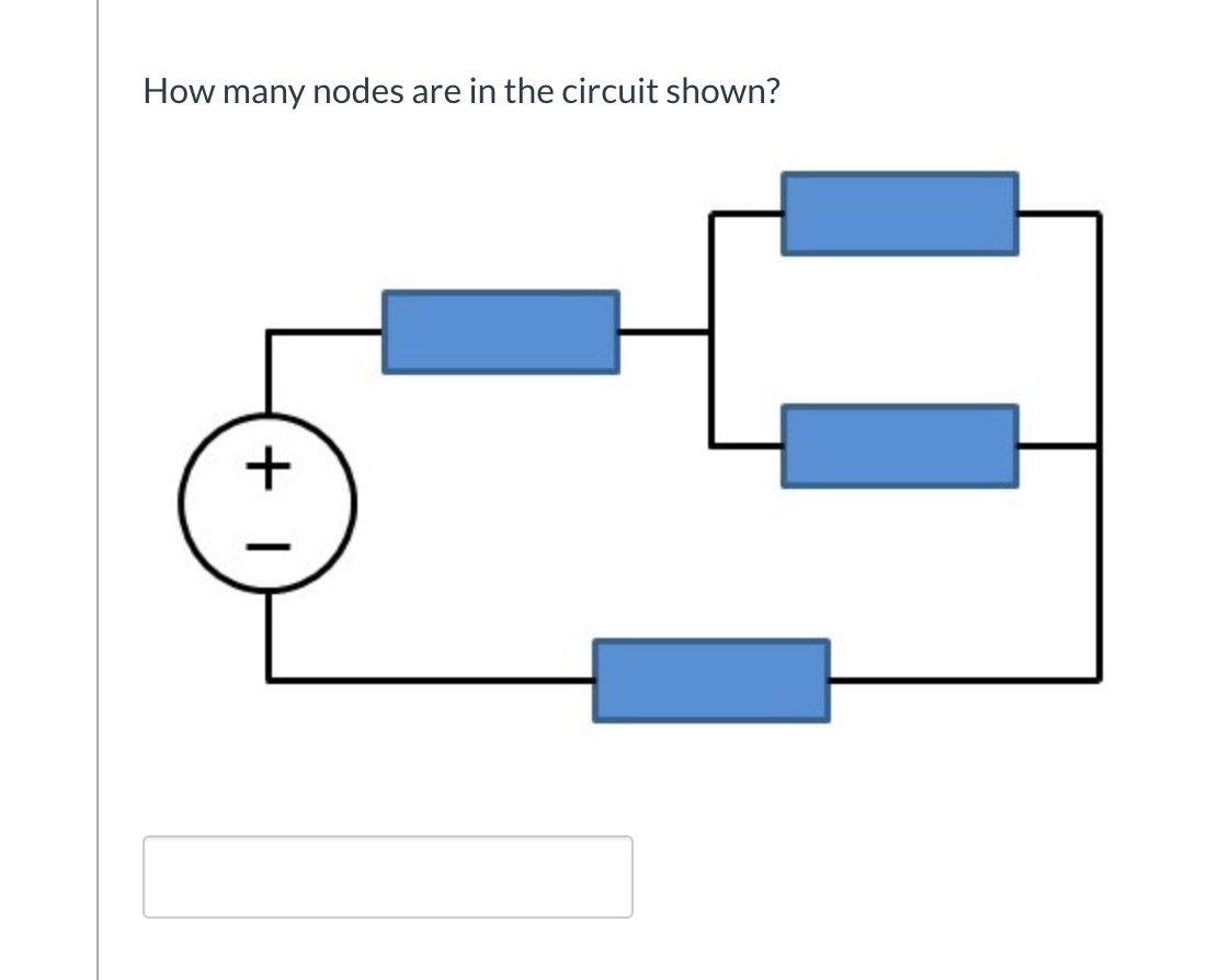 Solved How many nodes are in the circuit shown? 11 + 1 | Chegg.com