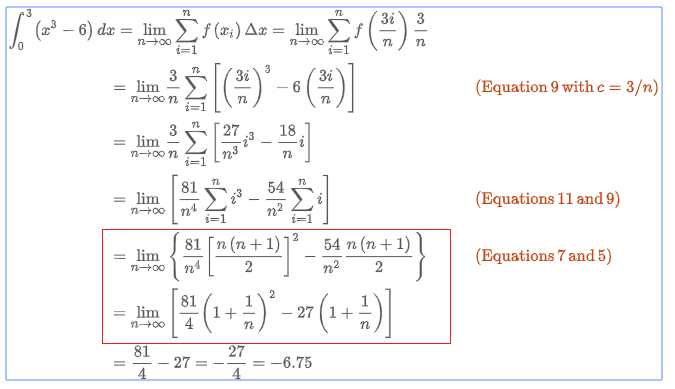Solved 3i 3 =lim (Equation 9 with c 3/n) m +00 Tm rn 3 1 27 | Chegg.com