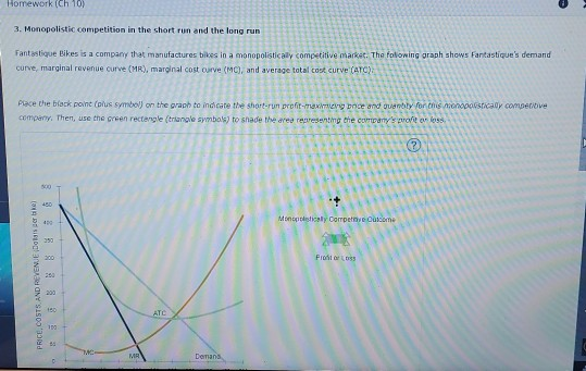 Solved Homework ich tu) 3. Monopolistic competition in the | Chegg.com