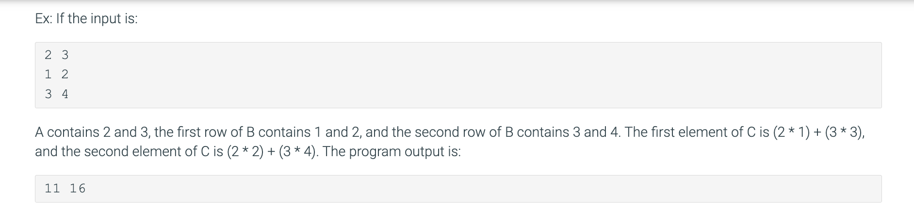 Solved A matrix is a rectangle of numbers in rows and | Chegg.com