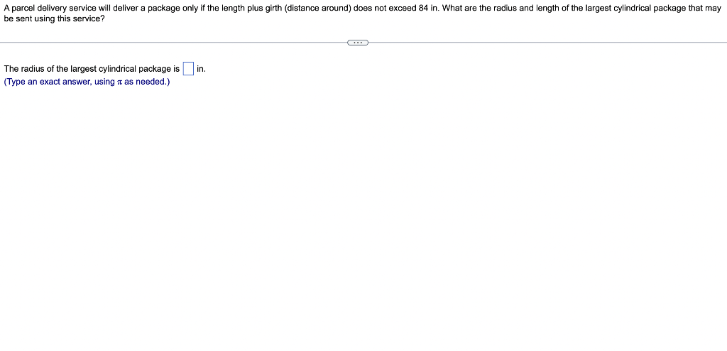 Solved be sent using this service? The radius of the largest | Chegg.com