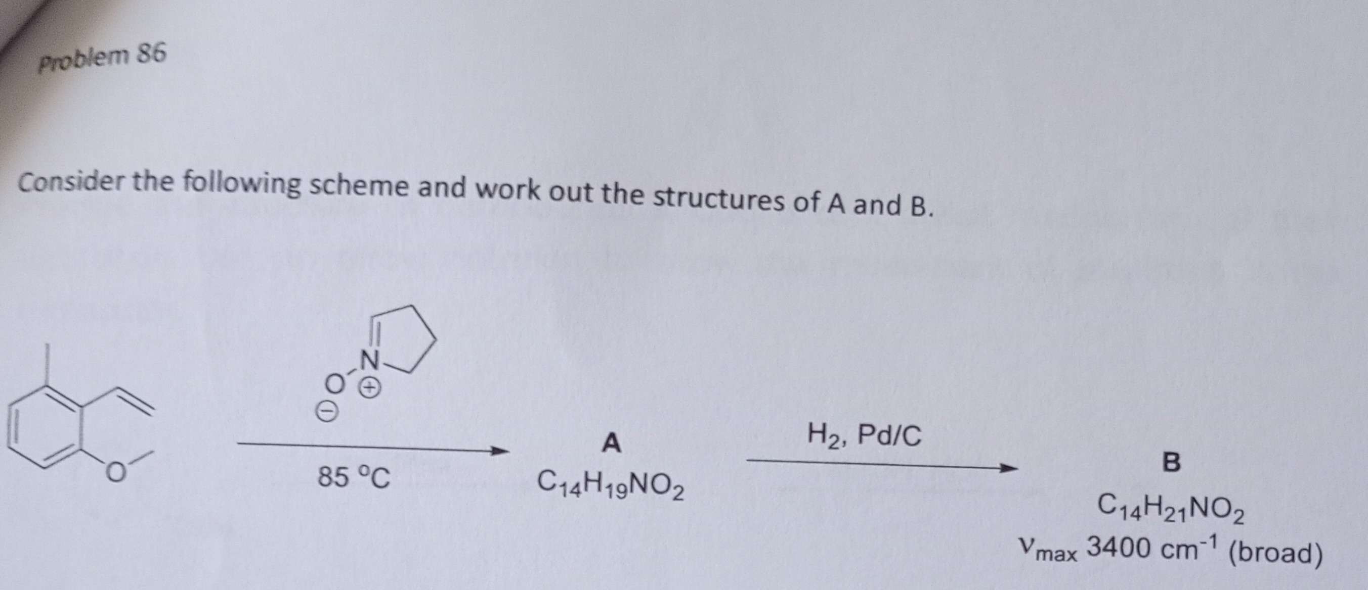 Solved problem 86Consider the following scheme and work out | Chegg.com