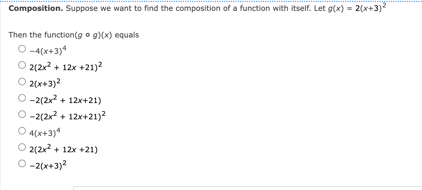 Solved Composition. Suppose we want to find the composition | Chegg.com