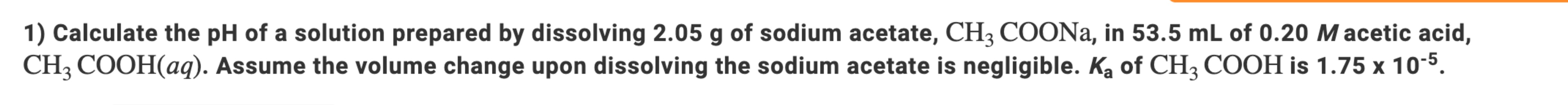 Solved Calculate the pH ﻿of a solution prepared by | Chegg.com