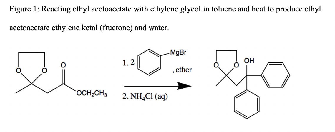 Solved Figure 1: Reacting ethyl acetoacetate with ethylene | Chegg.com