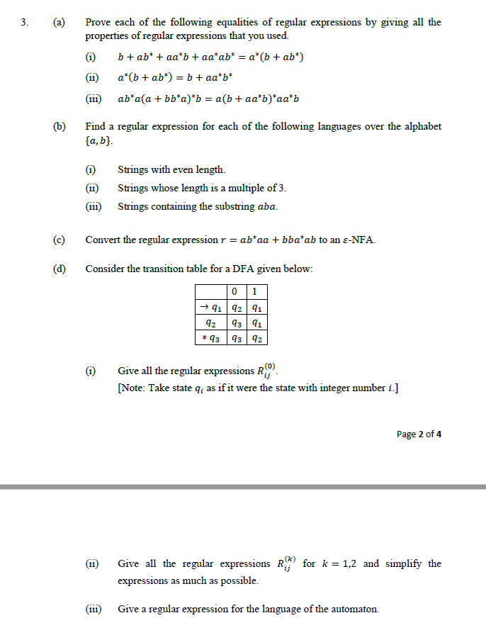 Solved This question is from my Theory of Automata | Chegg.com