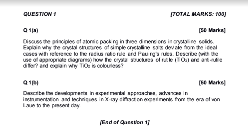 Solved QUESTION 1 [TOTAL MARKS: 100) Q1(a) (50 Marks) | Chegg.com
