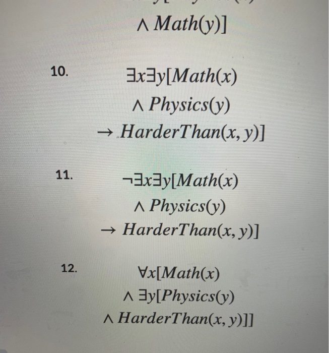 Solved > Some Math class is harder than no Physics class. No | Chegg.com