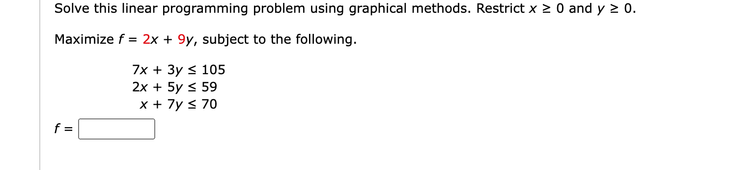 Solve This Linear Programming Problem Using Graphical 